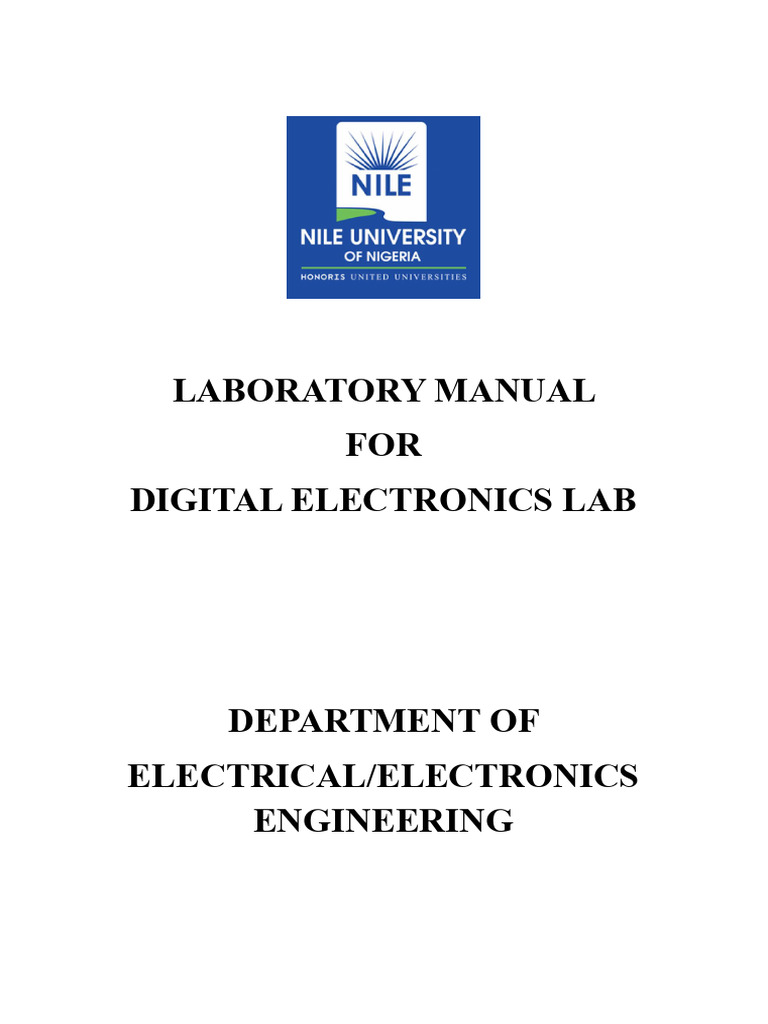 Digital Electronics Lab Manual | PDF