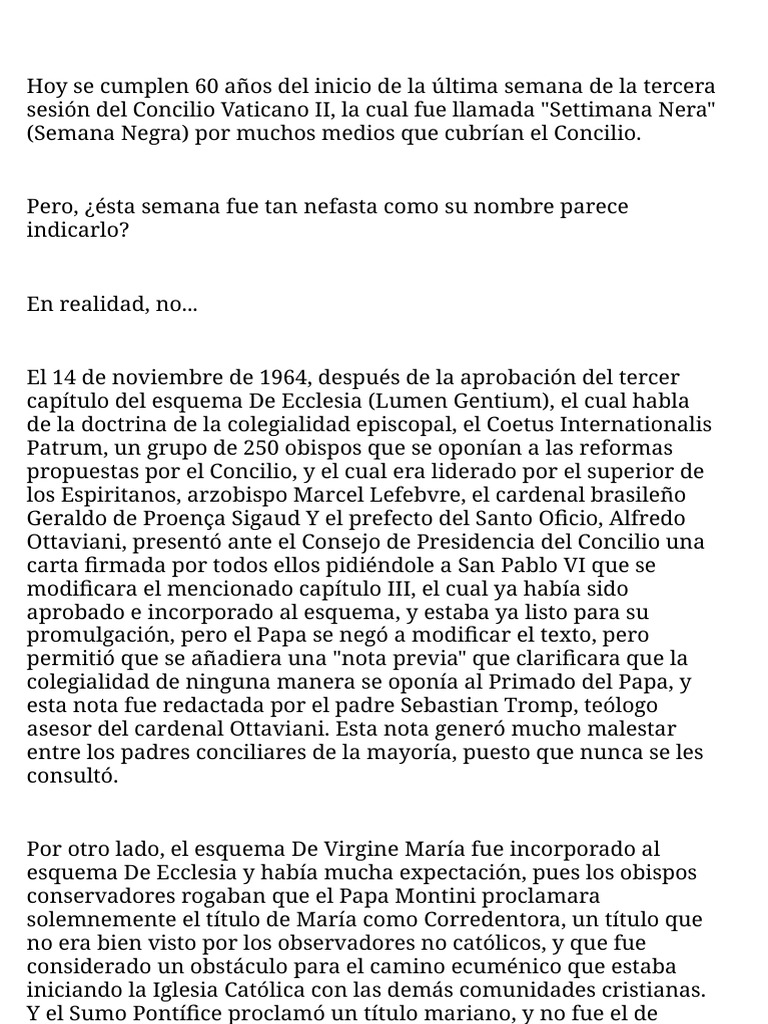 60 Años Del CVII | PDF | Concilio Vaticano II | Familias ...