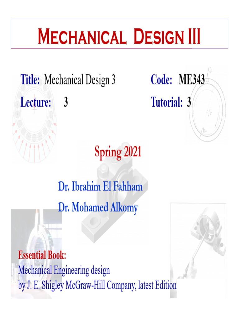 Introduction - SP2021-print | PDF | Bearing (Mechanical) | Gear