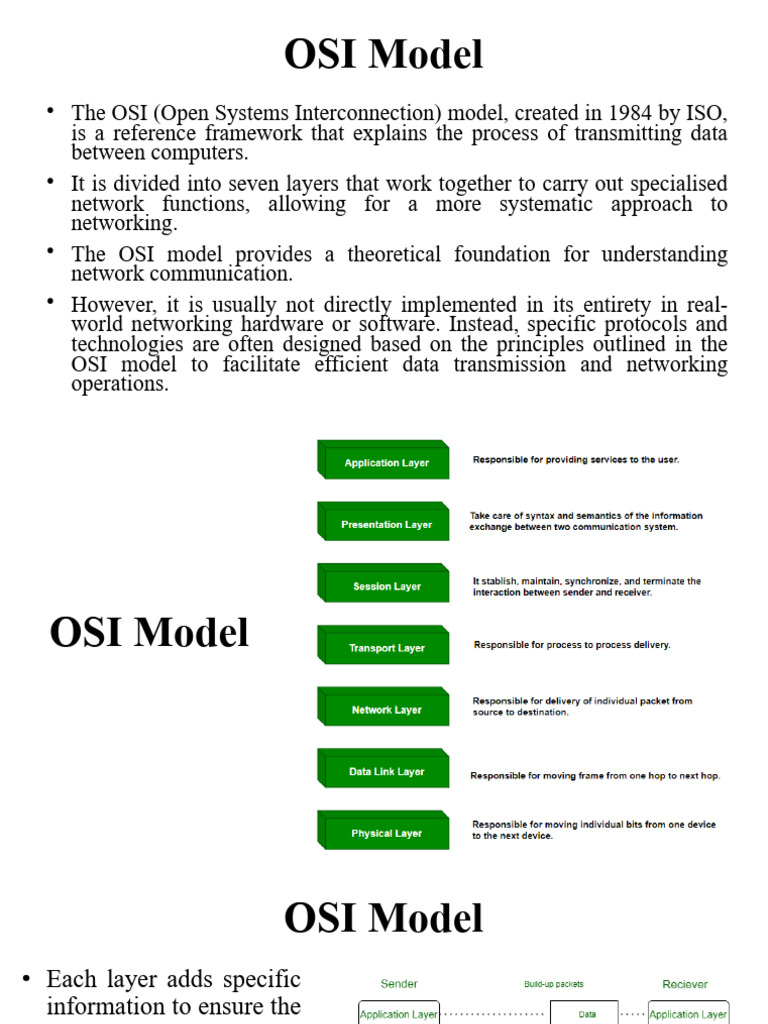 Unit 2 Part 2 | PDF | Computer Network | Osi Model