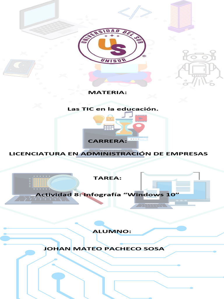 Infografía sobre Windows 10 | PDF | Windows 10 | Microsoft Windows