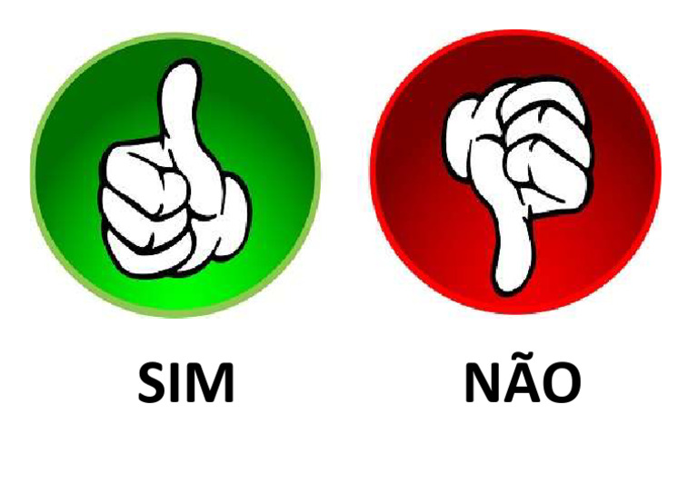 Impressão SIM E NÃO | PDF