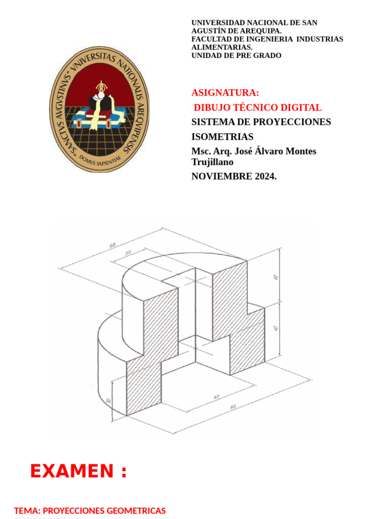 Proyecciones Isométricas en Dibujo Técnico | PDF | Tecnología