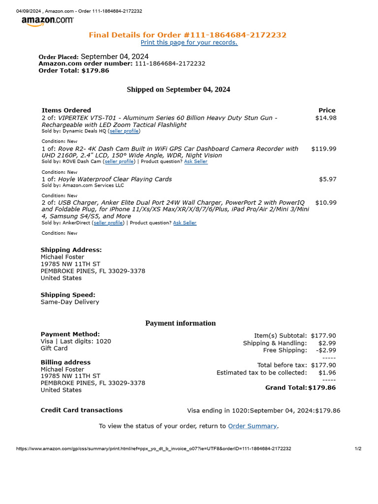 Amazon Invoice | PDF | Mobile Phones | Apple Inc. Hardware