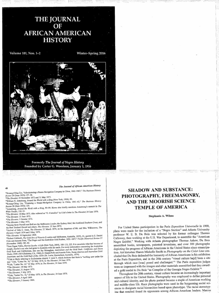 Shadow and Substance Photography, Freemasonry, and The Moorish Science ...
