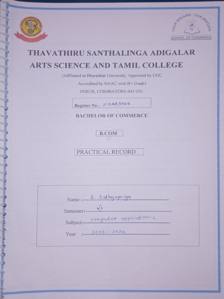 Tally Front Page | PDF