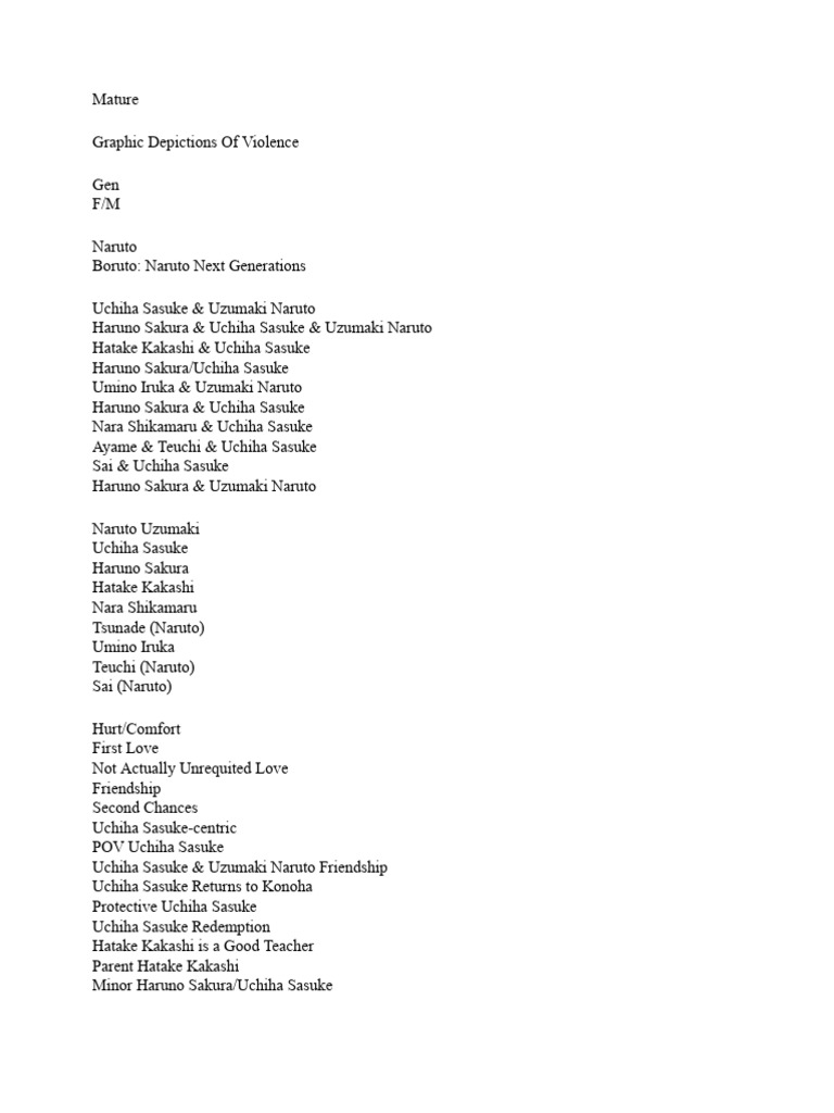 Healing - Chapter 1 - PlantSuperpowers - Naruto (Archive of Our Own ...