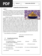 Sujets BEM Français 2025 | PDF | Algérie | Alger