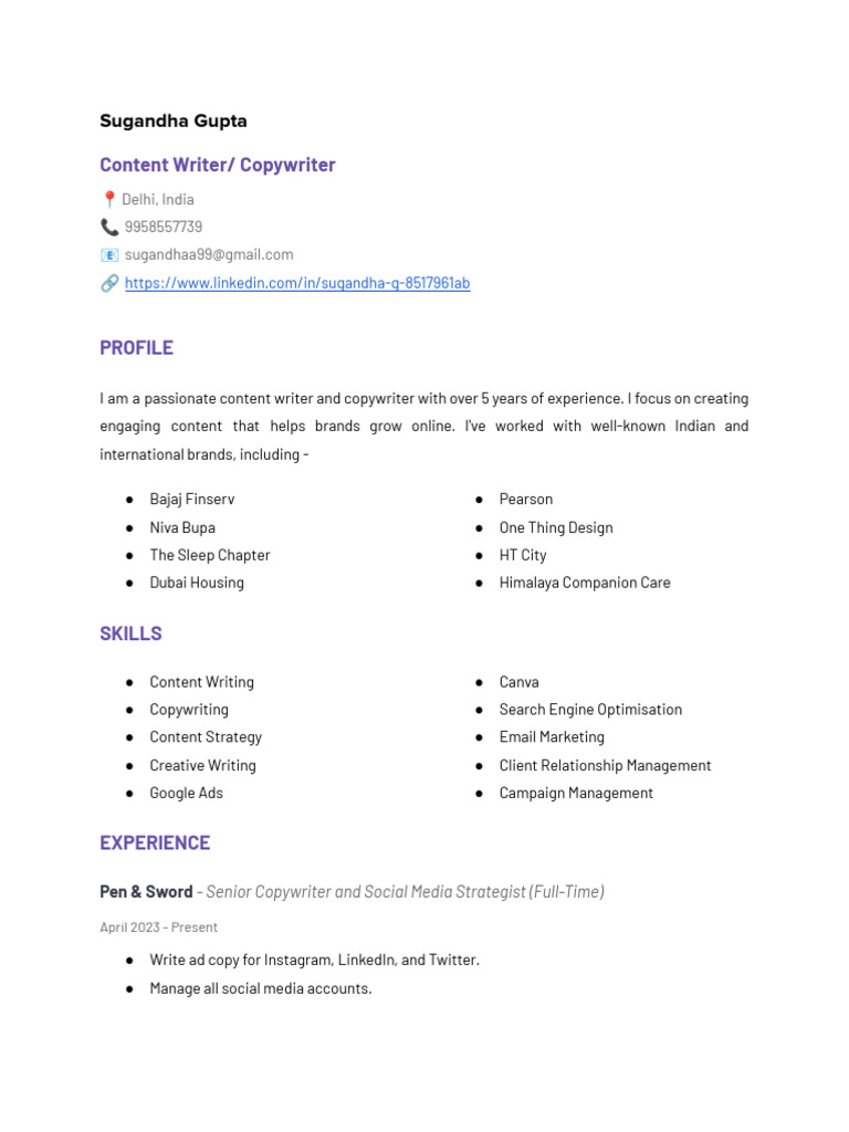 ACE - Sugandha Gupta - Submitted | PDF | Copywriting | Social Media ACE - Sugandha Gupta - Submitted | PDF | Copywriting | Social Media