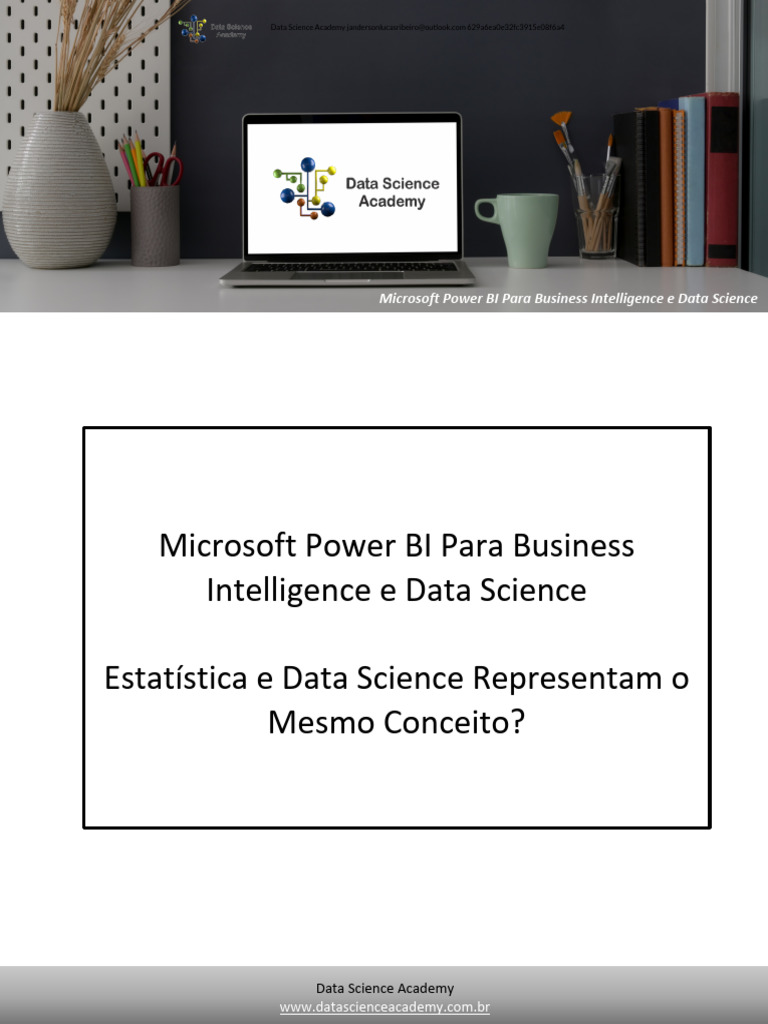 1-Estatistica e Data Science Representam o Mesmo Conceito | PDF | Negócios