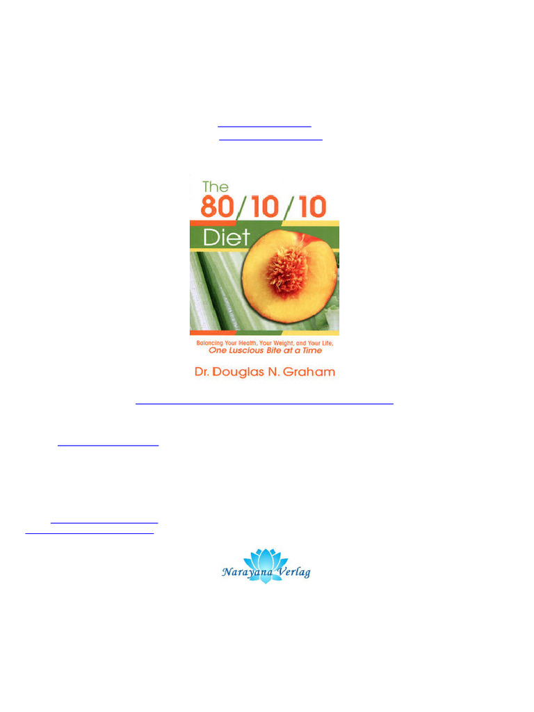 The 80 10 10 Diet Douglas N Graham.19700 - 2carbohydrate | PDF ...