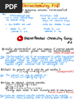 Electrochemistry Formulas Class12 | PDF