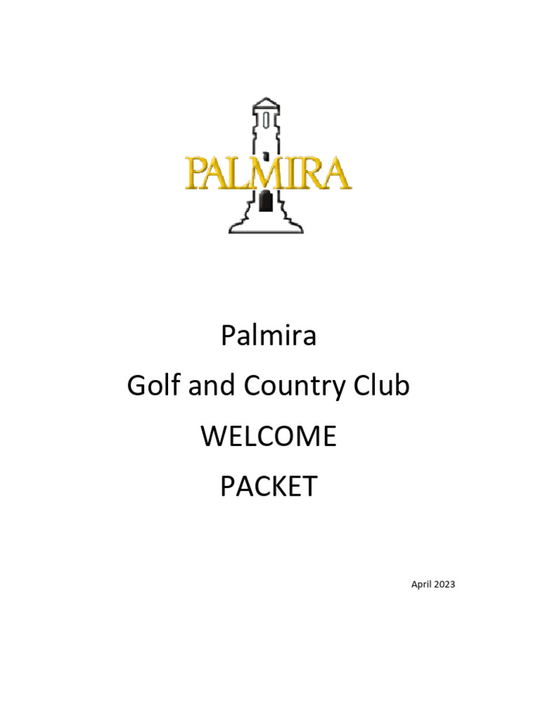 Digital Welcome Packet 2024 | PDF | Golf Course | Swimming