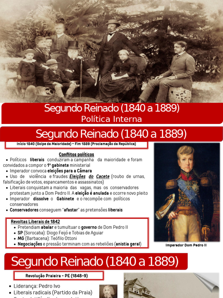 Segundo Reinado No Brasil Parte 1 | PDF