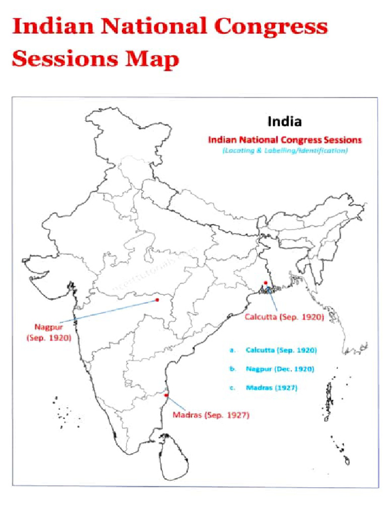 INC Sessions Map | PDF