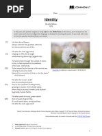 Identity Poem by Julio Noboa Polanco | PDF | Art | Poetry