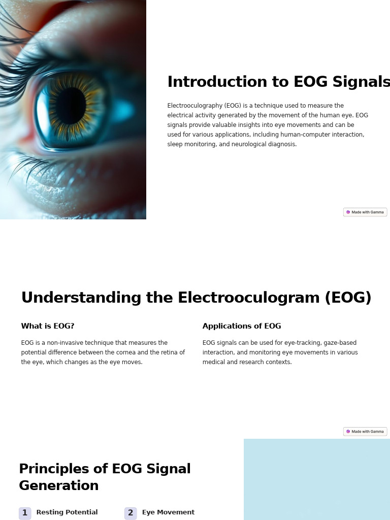Introduction to EOG Signals | PDF | Analog To Digital Converter | Electrical Engineering