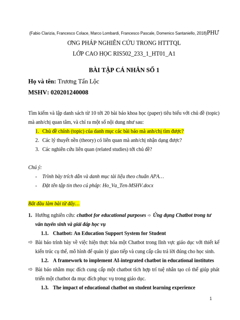 Truong Tan Loc - 020201240008 - A1 | PDF