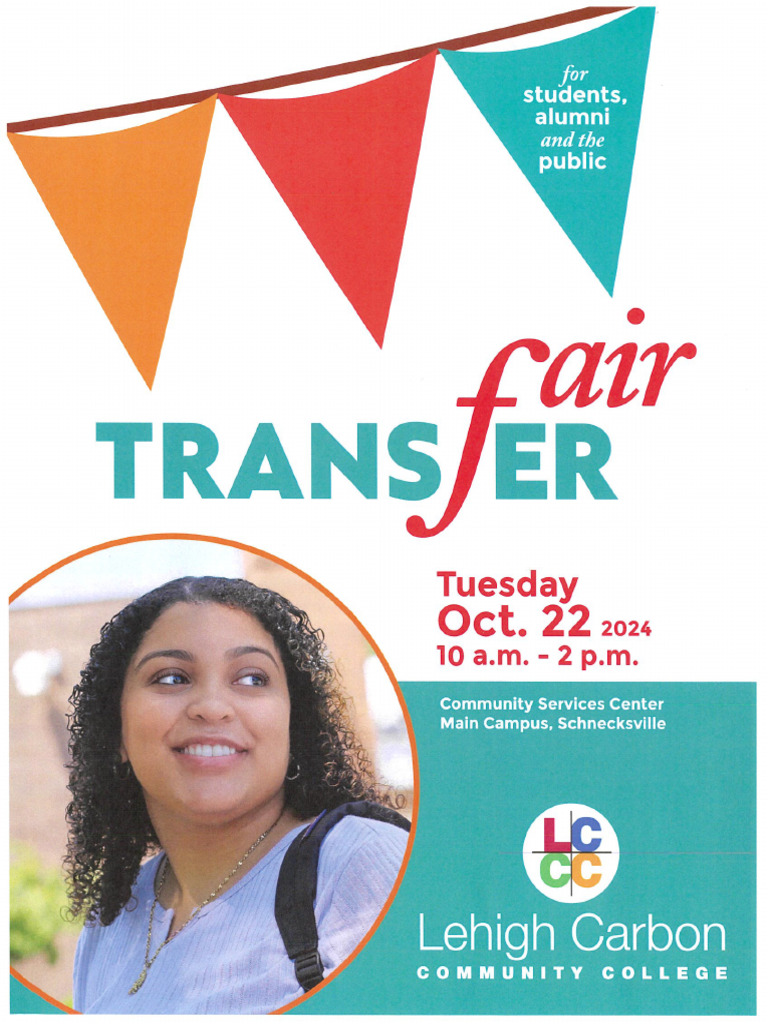 Transfer Fair Fall 2024 Flyer | PDF