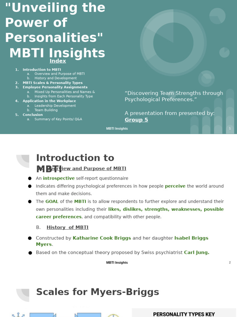 Myers-Briggs Type Indicator | PDF | Leadership | Psychology