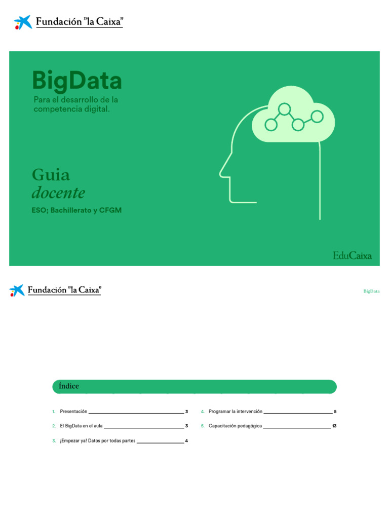 BigData Guía Docente | PDF | Big Data | Aprendizaje