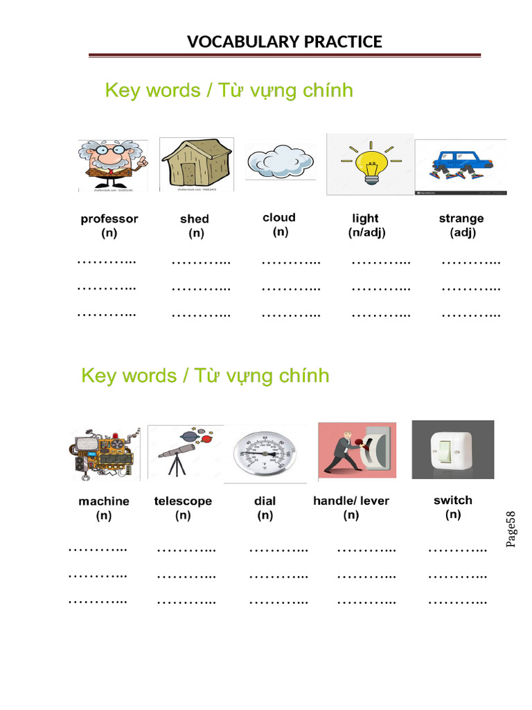 Grade 3 - VOCABULARY PRACTICE - VERBS - BOOKLETS | PDF