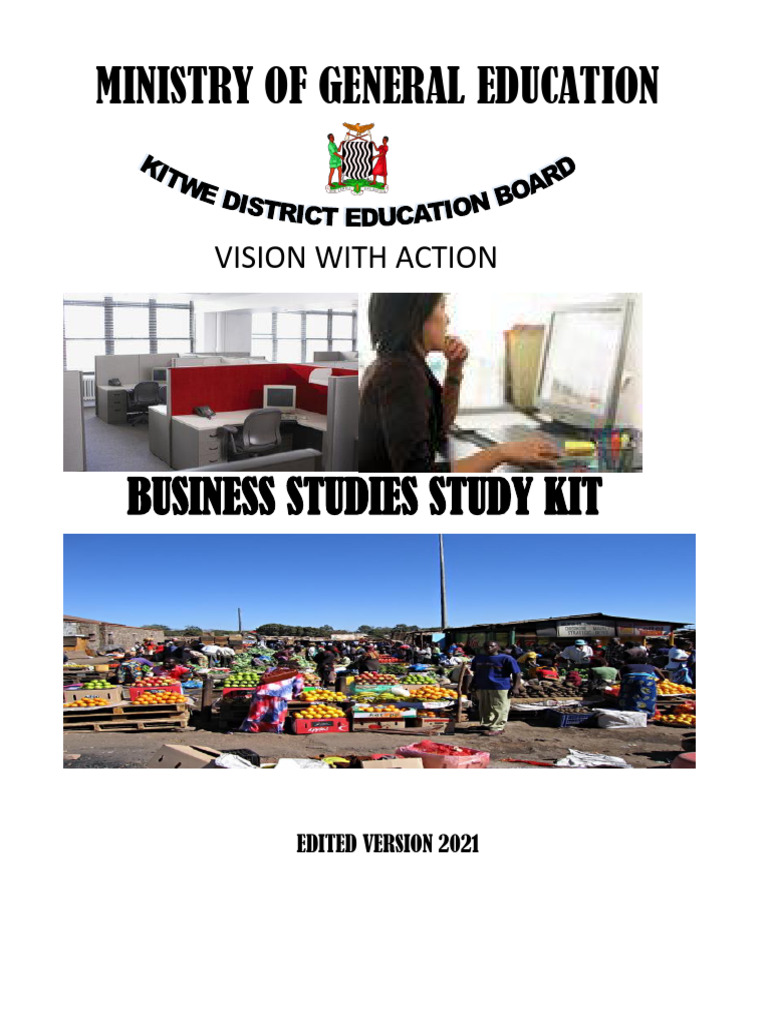 Business Studies Study Kit | PDF | Loans | Debt
