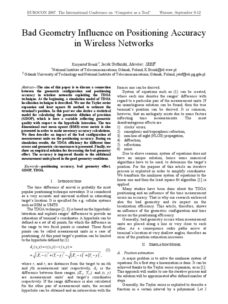 Bad Geometry | PDF | Accuracy And Precision | Equations