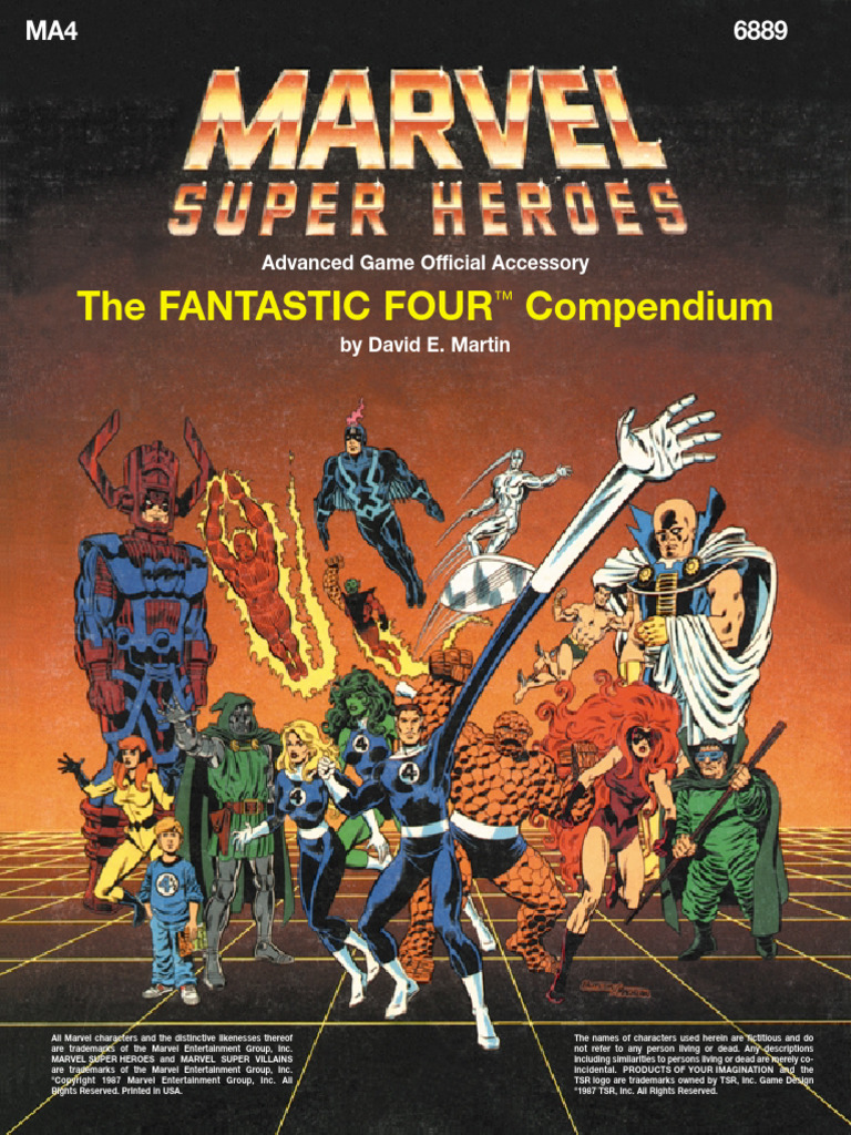 MA4 - Fantastic Four Compendium - tsr6889 | PDF