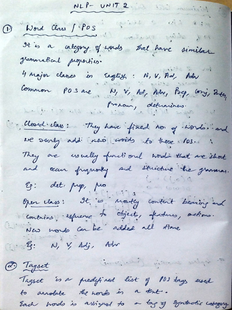 NLP unit 2 | PDF
