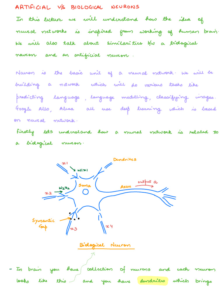 Perceptron Notes | PDF | Neuron | Artificial Neural Network