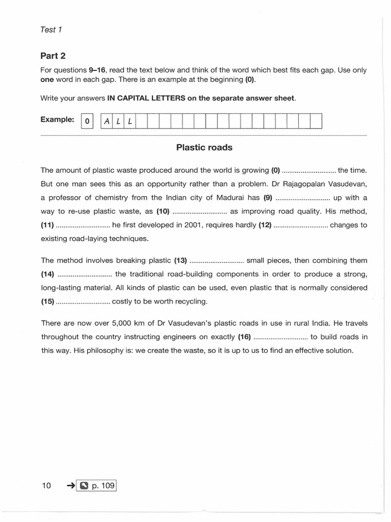 First For Schools 5 t2 | PDF