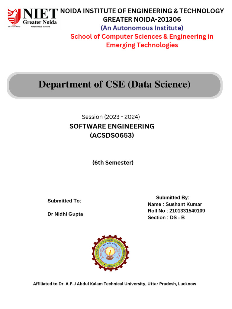 SE Lab | PDF | Class (Computer Programming) | Use Case