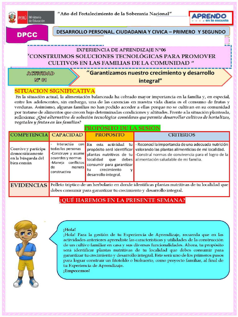 Eda 6 DPCC Segundo | PDF