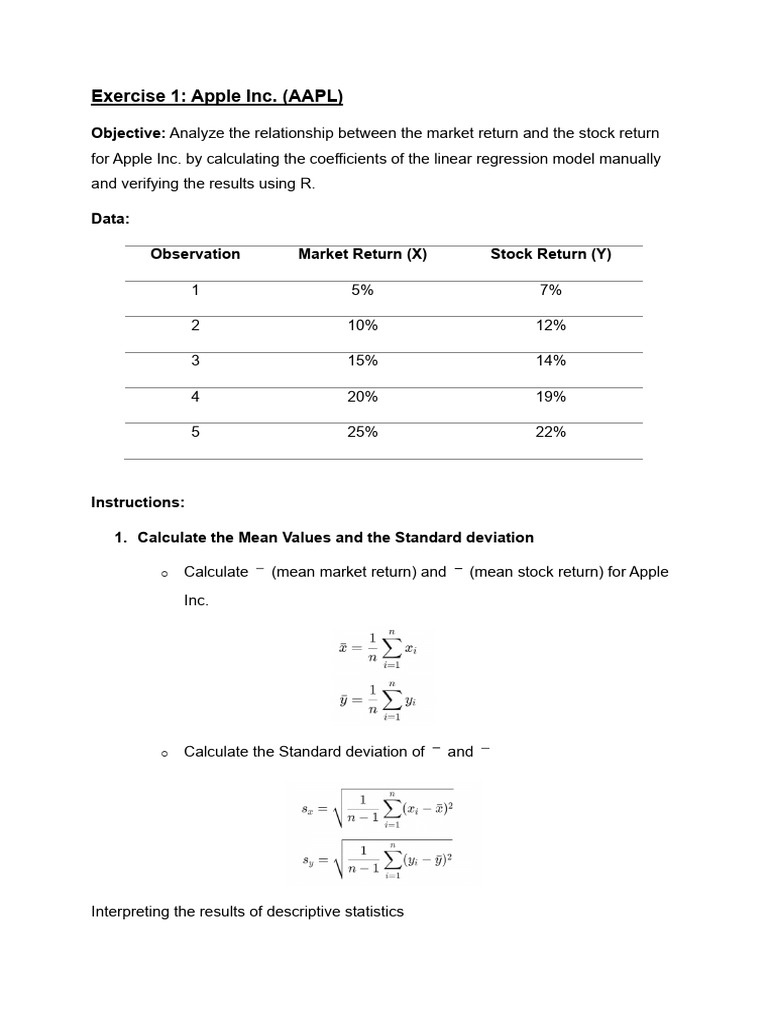 Linear Regression Example | PDF | Statistics | Linear Regression