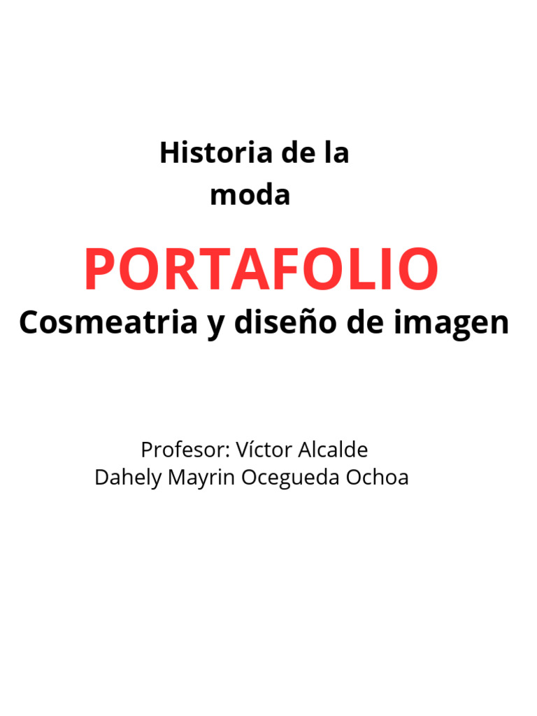 Historia de La Moda PDF | PDF | Moda | Ropa