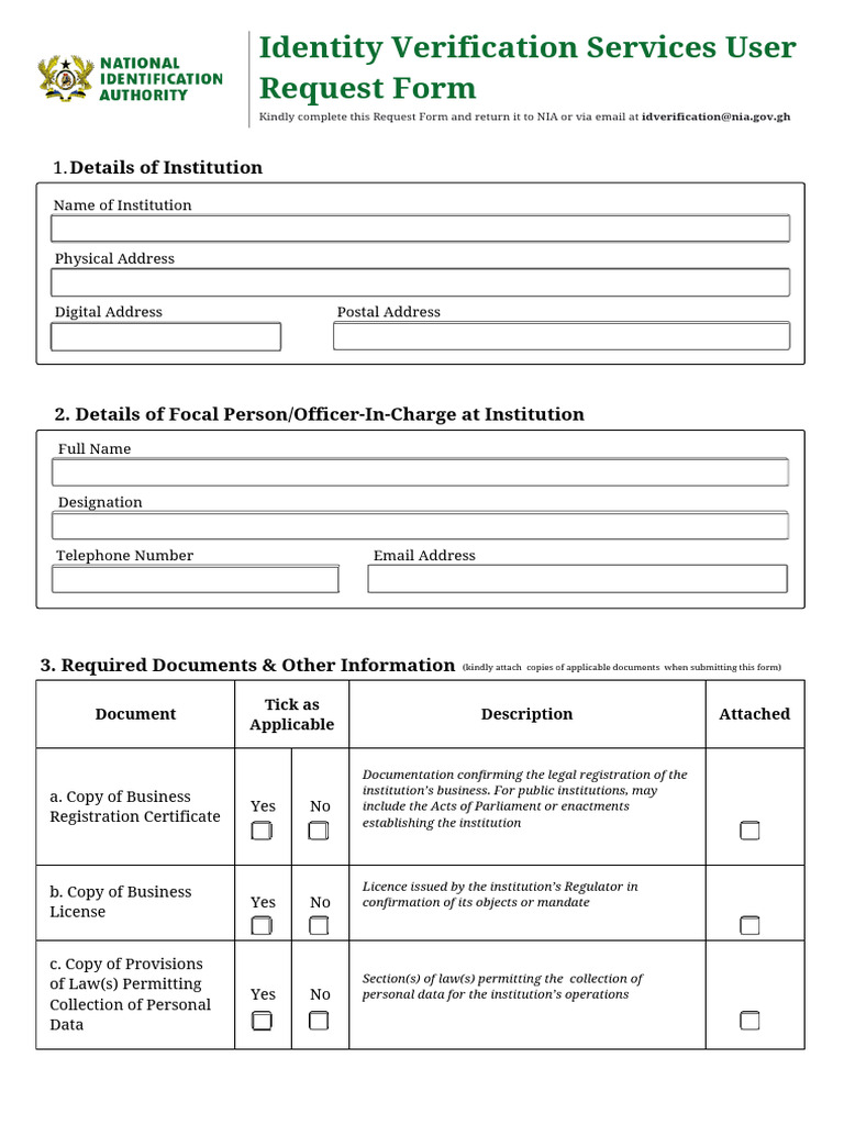 Non-Citizen Identity Card Apllication Form | PDF | Identity Document ...