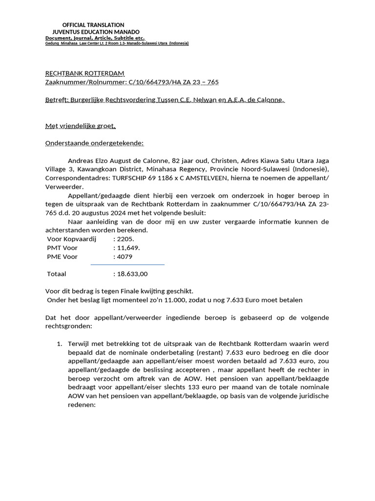 Official Translation | PDF