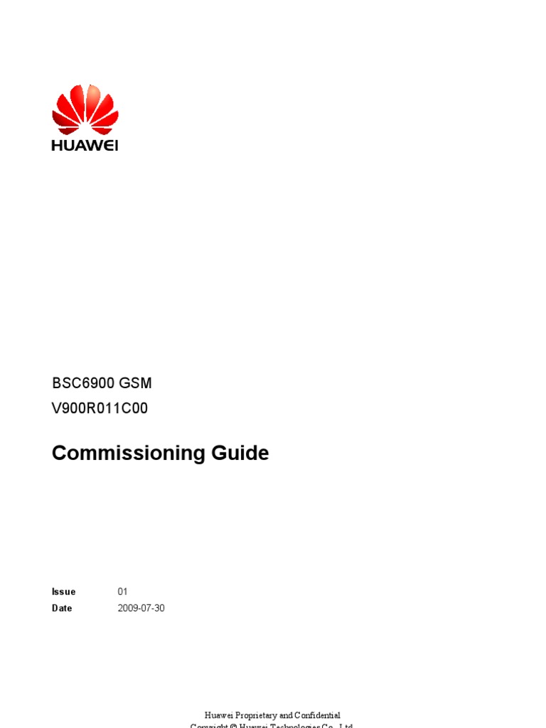 BSC6900 GSM Commissioning Guide (V900R011C00 - 01) | PDF | Command Line ...