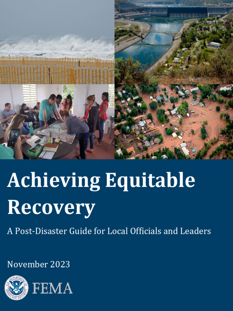 Fema Equitable Recovery Post Disaster Guide Local Officials Leaders ...