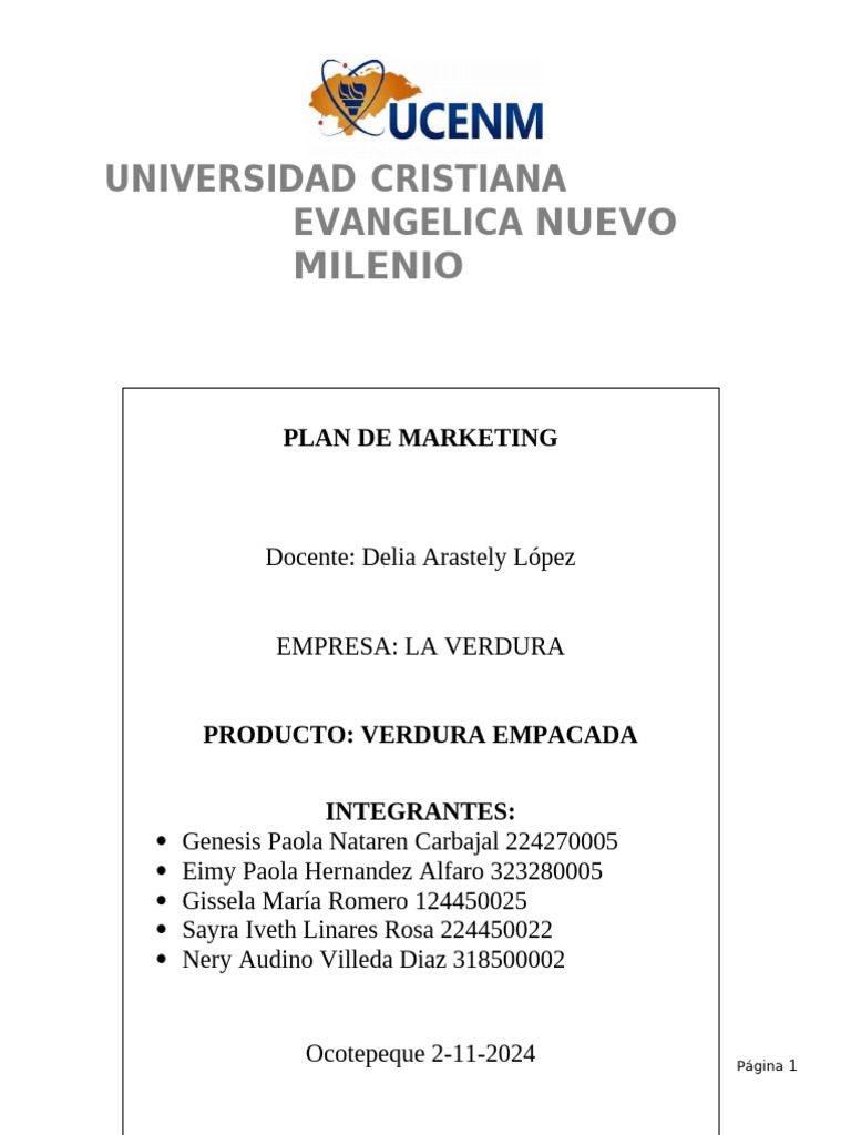 tercera fase corregido | PDF | Marketing | Calidad (comercial)