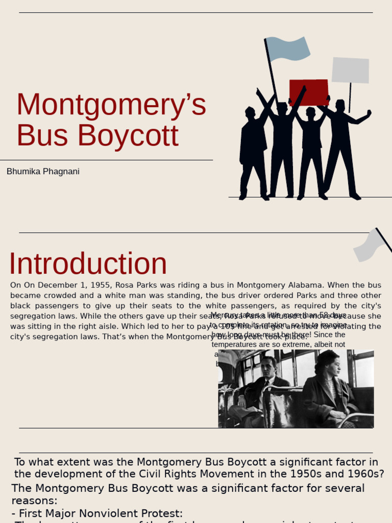 Impact of the Montgomery Bus Boycott | PDF | Social Conflict | Nonviolence