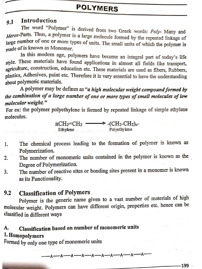 Industrial Polymers | PDF