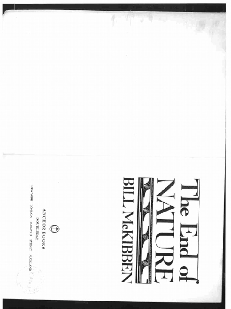 Mckibben-The End of Nature | PDF