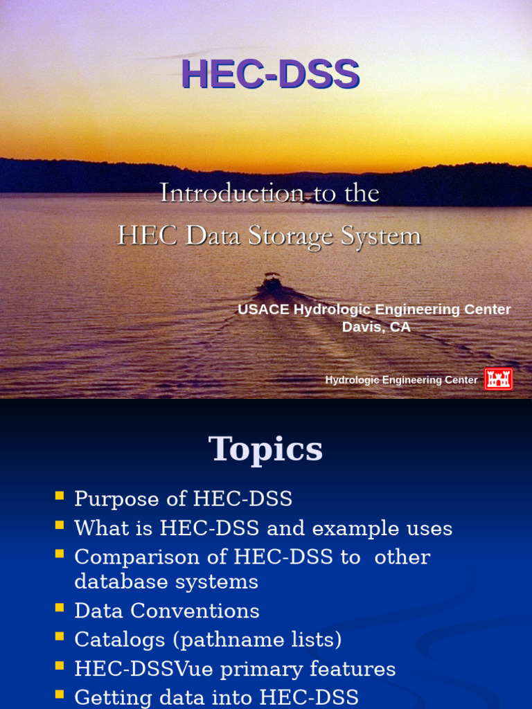 Introduction To HEC DSS | PDF | Databases | Computer File