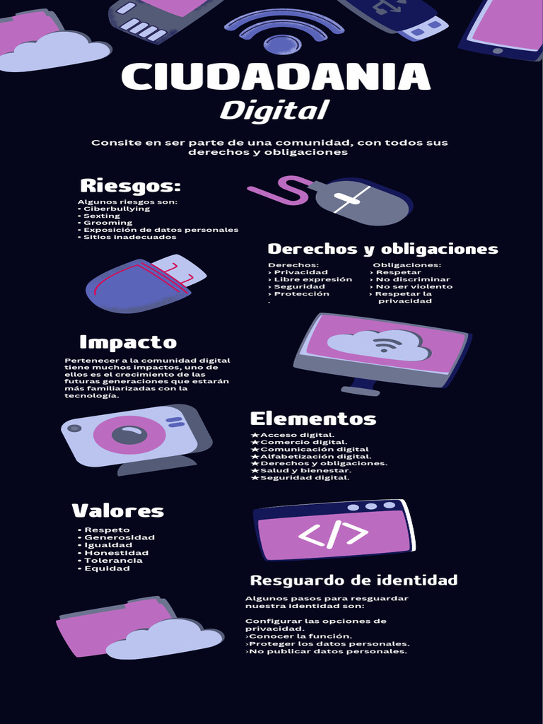 Infografía Ciudadanía Digital | PDF