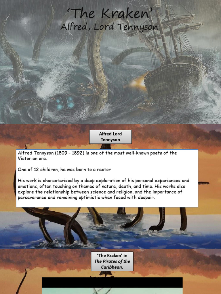 The Kraken by AL Tennyson Presentation Notes | PDF | Social Science ...