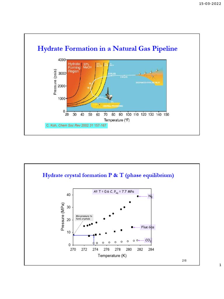 Natural Gas Hydrate Formation Insights | PDF | Applied And ...