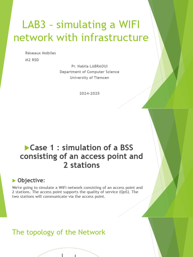 Lab3 - Simulation of Infrastructure Wifi | PDF | Wi Fi | Wireless ... Lab3 - Simulation of Infrastructure Wifi | PDF | Wi Fi | Wireless ...