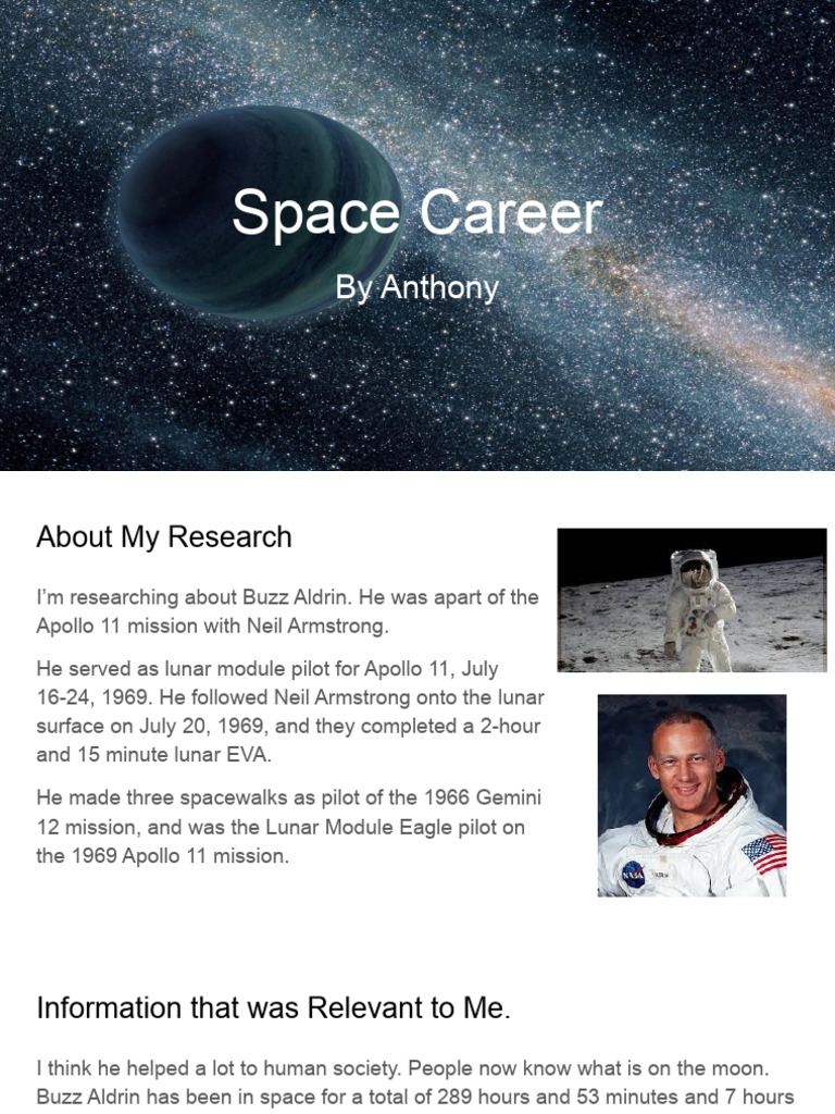 Space Career | PDF | Science & Mathematics | Young Adult